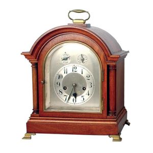 Mahogany Bracket Clock with Chiming Mechanism - Clocks - Bracket ...
