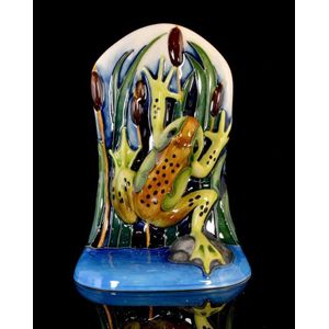 Moorcroft Shearwater Moon Frog Figure - Moorcroft - Ceramics