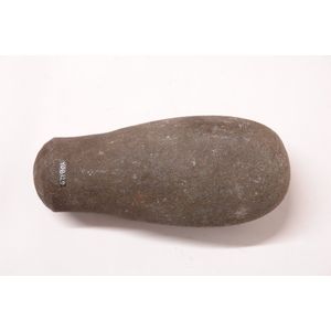 Traditional Patu Muka Stone Flax Pounder - New Zealand Maori - Tribal