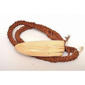 Fiji tribal artefacts, tabua (polished tooth) - price guide and values