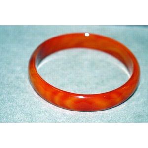 Carnelian Faceted Bangle - Bracelets/Bangles - Jewellery