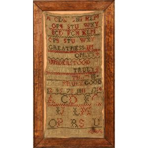 Antique and vintage samplers - price guide and values