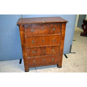 Damaged Continental Chest with Four Drawers - Chests of Drawers - Furniture
