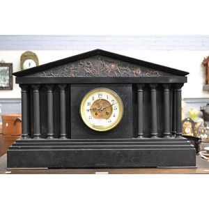 Greek Panel Slate Clock, 39x59cm - Clocks - Marble & Slate - Horology ...