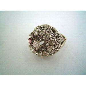 12-stone Diamond Ring in 9ct White Gold - Rings - Jewellery