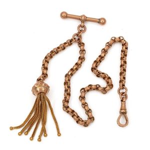19th Century 9ct Gold Albert Fob Chain with Tassel - Necklace/Chain ...