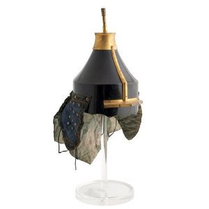 Manchu ceremonial helmet, Qing Dynasty, circa 18th century - Bronze ...