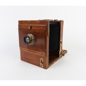Vintage 5x7 Plate Camera with Rhaco Doppel Anastigmat Brass Lens ...
