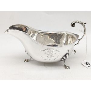 1914 NRA Presidents Cup Trophy Sterling Silver Gravy Boat - Jugs ...