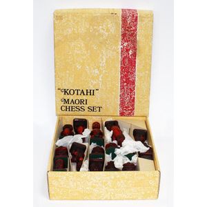Handmade Maori Chess Set in Original Box - Games & Puzzles ...