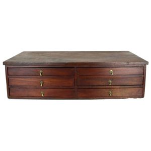 Early 20th Century Mahogany Countertop Chest of Drawers - Chests of ...