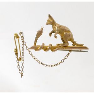 Brooches with Australian kangaroo, emu, koala motif - price guide and ...