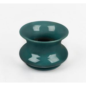 Green Glazed Porcelain Vase with Foil Label - Australian Themes & Other ...