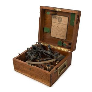 Early 20th Century Sextant in London Case - Nautical Equipment - Office ...