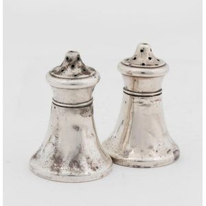 Australian Sterling Silver Condiment Pots, Early 20th Century ...