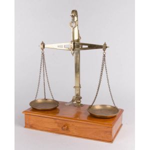 Antique Gold Scales with Dane & Scot Mark, 19th Century - Scales - Sundries