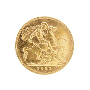 1931 Perth Gold Sovereign of George V - Coins - Numismatics, Stamps & Scrip