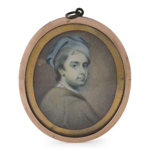 19th Century Rose Gold Miniature Portrait of Gentleman - Miniatures ...