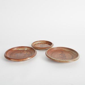 Peter Stichbury Plate Set - New Zealand Potters & Themes - Ceramics