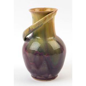 Preston Pottery Vase with Unique Handle - Preston Premier Pottery ...