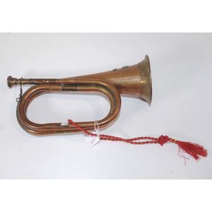 Antique Brass Bugle: A Historic Musical Instrument from the Past ...