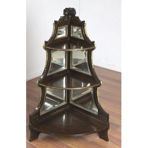 Victorian and Edwardian corner whatnots - price guide and values