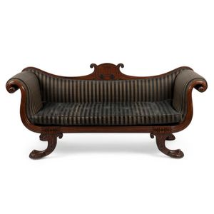 Regency Grecian Revival Roll Arm Sofa, Early 19th Century - Seating ...