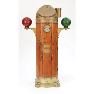 Japanese Ship's Binnacle with Brass and Timber - Nautical Equipment ...
