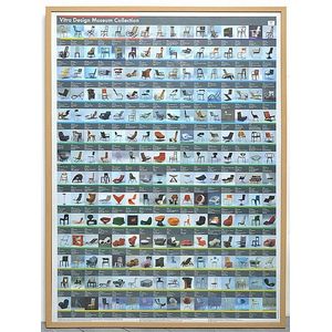 Vitra Collection Poster, Framed - 114 x 79 cm - Prints - Posters - Art
