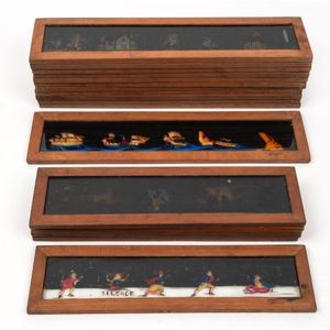 Comedic Magic Lantern Slides Collection: Ships, Animals, Caricatures ...