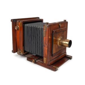 Vintage Plate Tailboard Camera with Dallmeyer Lens and Bellows ...