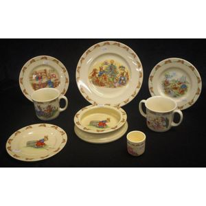 Royal Doulton Bunnykins Children's Set with Barbara Vernon - Royal ...