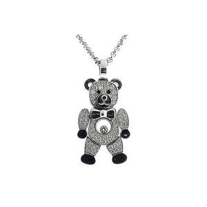 Chopard Happy Diamond Teddy Bear Pendant Necklace - Necklace/Chain ...