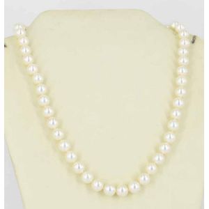 18ct Gold Clasp Cultured Pearl Necklace by Jka - Necklace/Chain - Jewellery