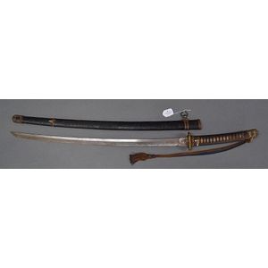 Edo Period Samurai Sword by Takahashi Naganobu - Edged Weapons ...