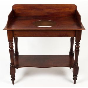 Australian Cedar and Pine Washstand with Gallery Back, circa 1870 ...