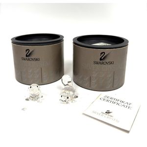 Swarovski Crystal Beaver Figures in Original Boxes - Set of 2 ...