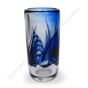 Swedish made Orrefors glass vases - price guide and values