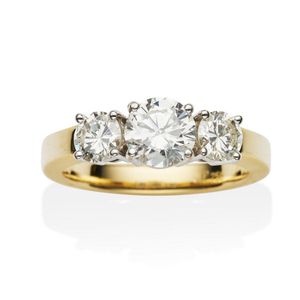 J Farren Price Diamond Three Stone Ring, 1.30ct, GSL Certified - Rings ...