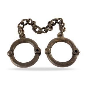 Australian Colonialconvict leg irons / ball and chain used in Van ...
