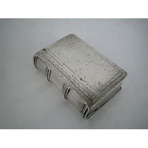 Colonial Silver Book Snuff Box - Snuff - Recreations & Pursuits