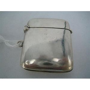 Plain Australian Silver Match Case, c.1930 - Smoking Accessories ...