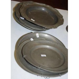 Assorted Pewter Plates Collection - Pewter - Metalware