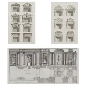 18th Century Classical Architecture Engravings: Specchi and James Gibbs ...