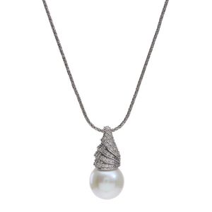 South Sea Pearl and Diamond Pendant by Pinctada Dubai - Pendants ...