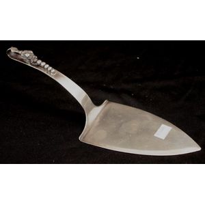 Mexican 925 Silver Cake Slice with Applied Decoration - Flatware ...