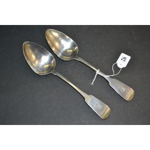 Irish Silver Serving Spoons, Dublin 1832 - Flatware/Cutlery and ...