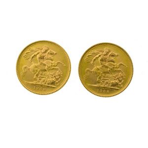 1968 Queen Elizabeth II Gold Sovereigns (2) - Coins - Numismatics ...