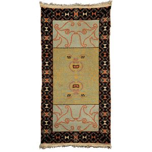Maori Motif Souvenir Rug with Fringe, 138x68 cm - Rugs & Carpets ...