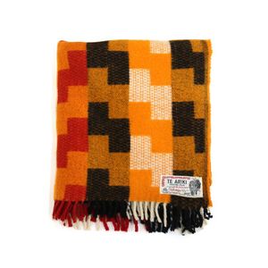 New Zealand Maori themed made travel rugs - price guide and values